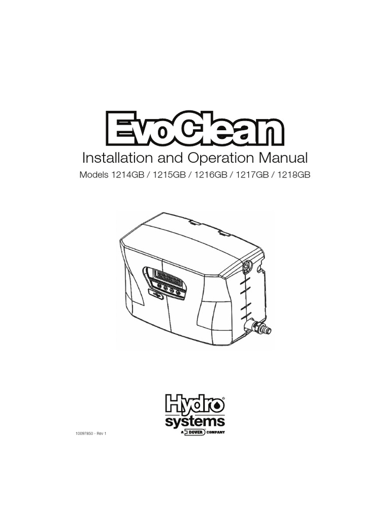 EvoClean Instruction Manual Rev1 | PDF