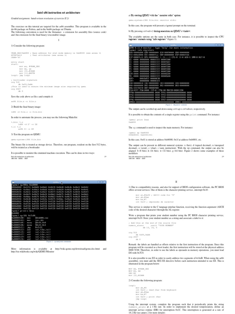 x86 Assembly for Students | PDF