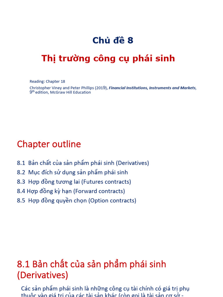 Buoi 8 - TT CK Phai Sinh | PDF
