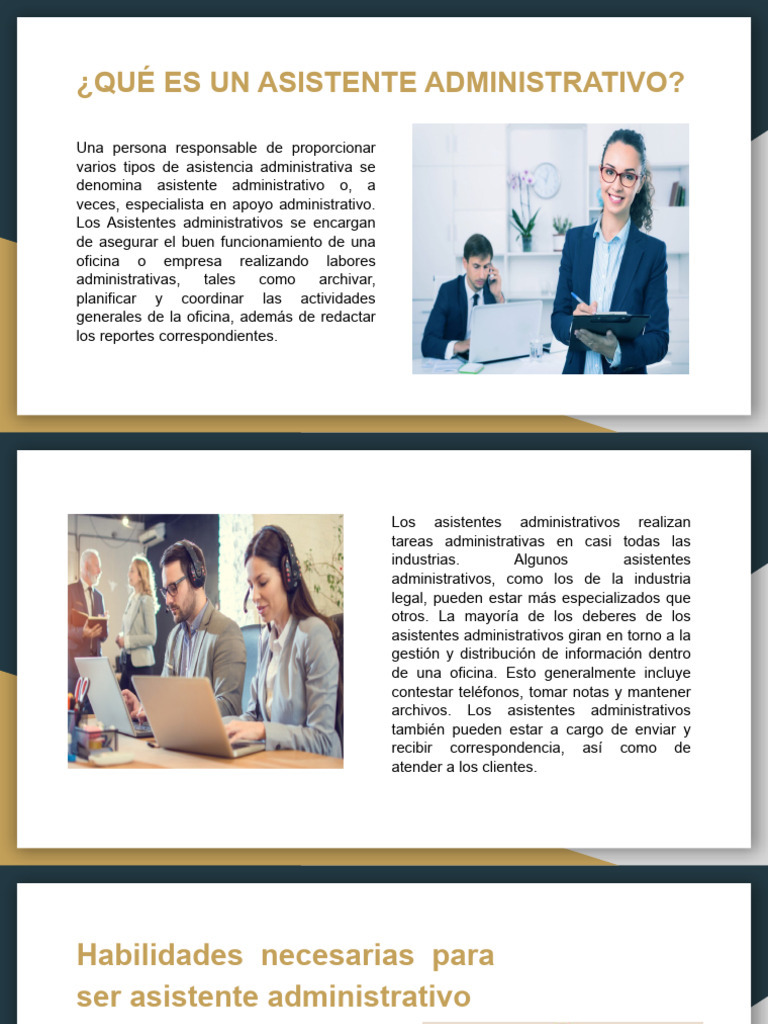 Funciones y Habilidades del Asistente Administrativo | PDF