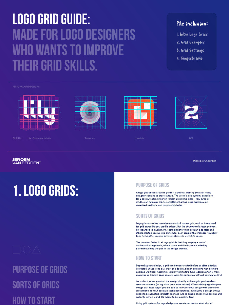 Logo Grid Template Guide | PDF