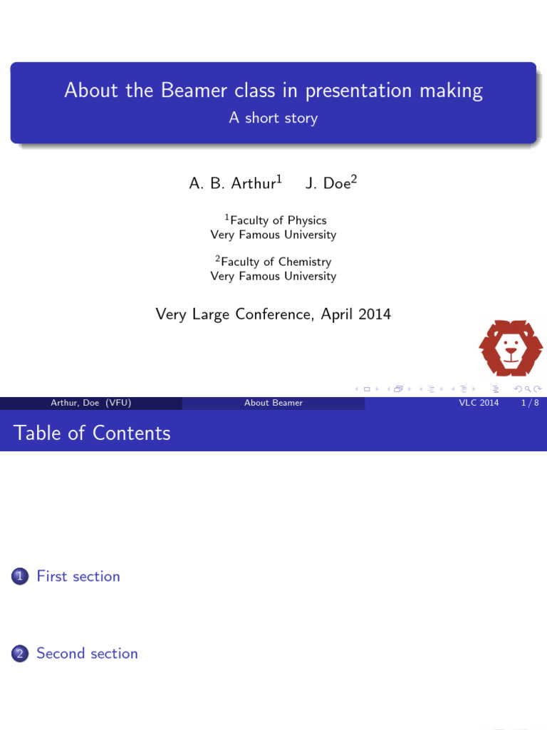 About Beamer 5 | PDF