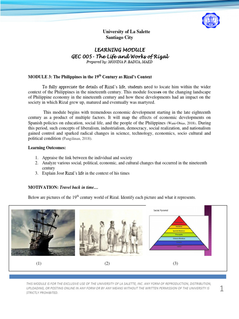 Gec 005 Module 3 | PDF | Philippines