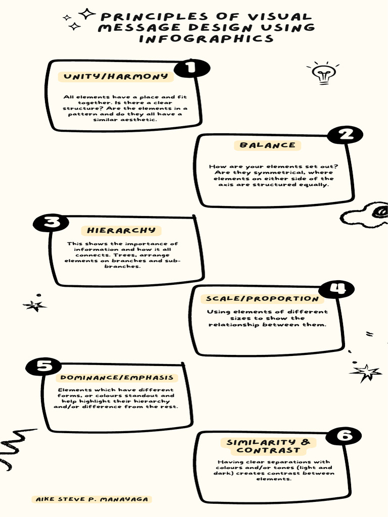 Yellow Llustrative Creativity Tips Infographic | PDF