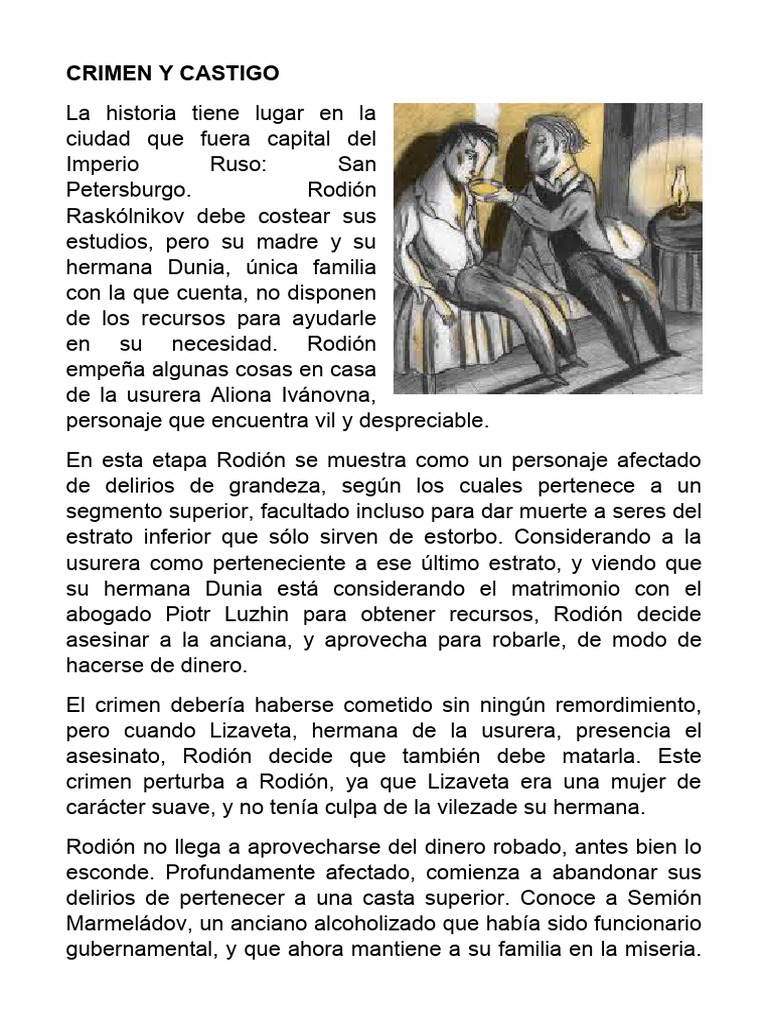 CRIMEN Y CASTIGO | PDF | Crimen y castigo