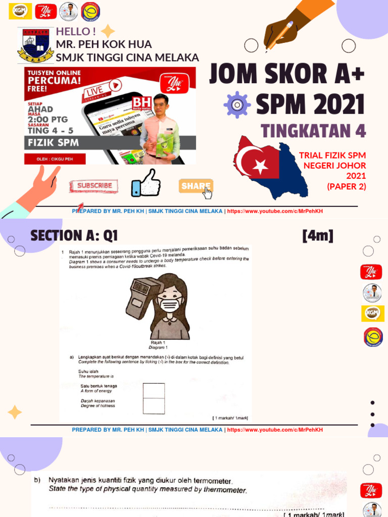SPM 2021 Trial Physics Paper 2 | PDF