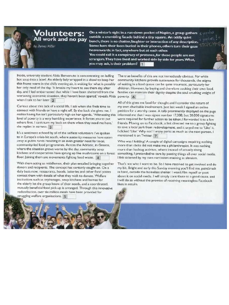 C2 Reading Part 6 Practice | PDF