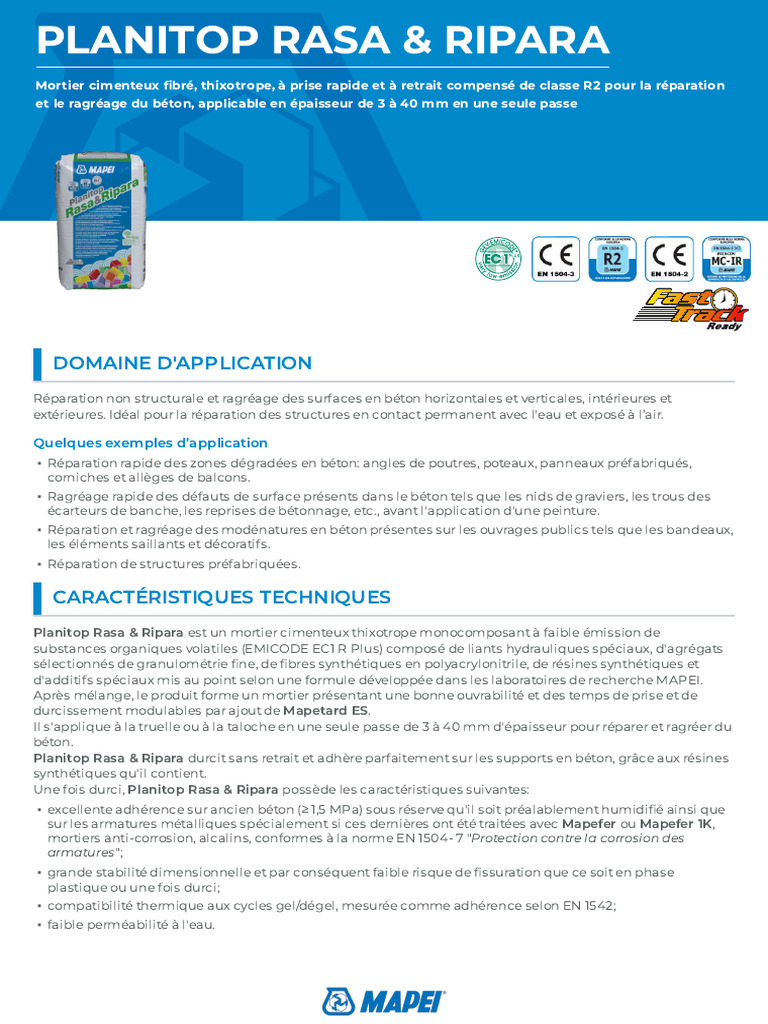 Mapei Rasa Ripara | PDF