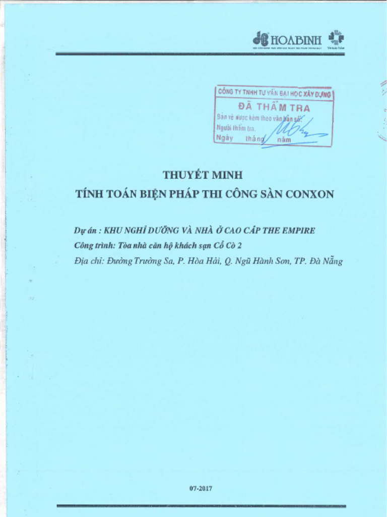 Thuyet Minh BPTC | PDF