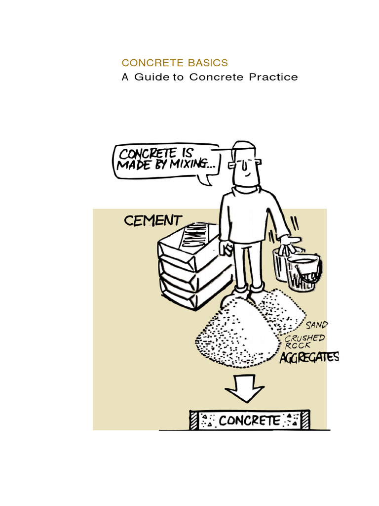 Concrete Basics - Notes | PDF | Concrete | Cement