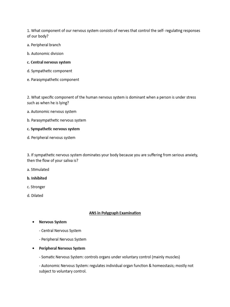 Quiz Lie Detection | PDF