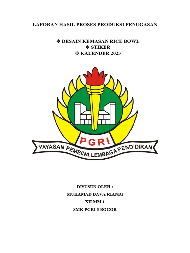 Desain Kemasan dan Stiker RYU Rice Bowl | PDF