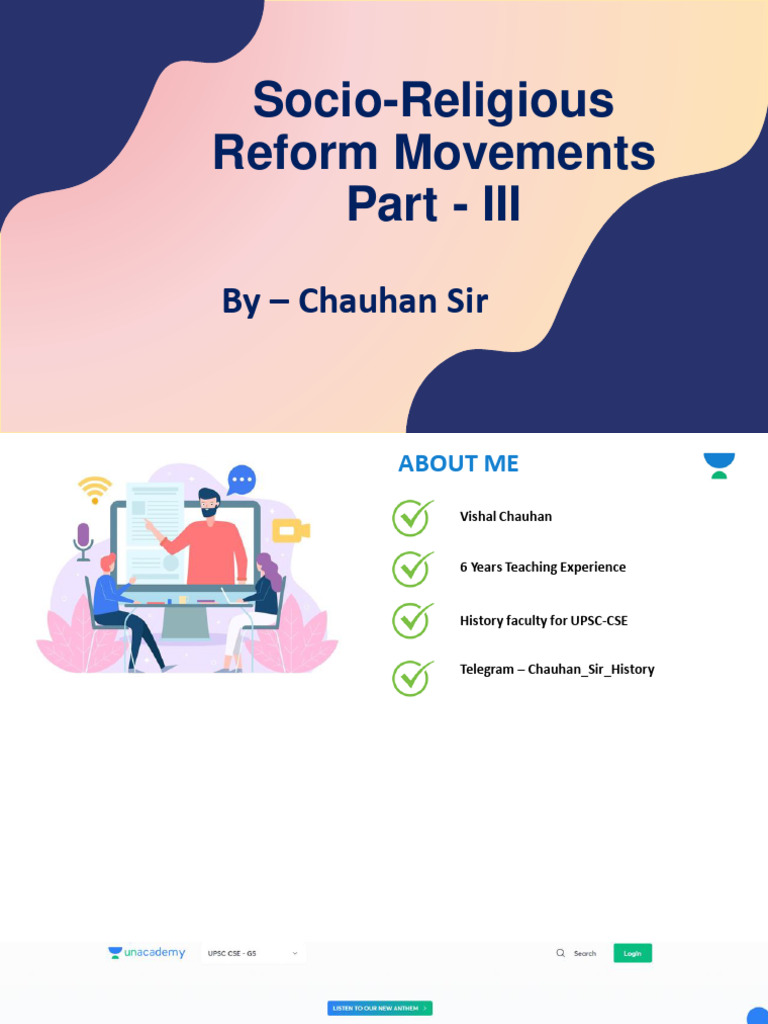 Socio-Religious - Reform Movements - Part - III | PDF | Religious Faiths | Monotheistic Religions