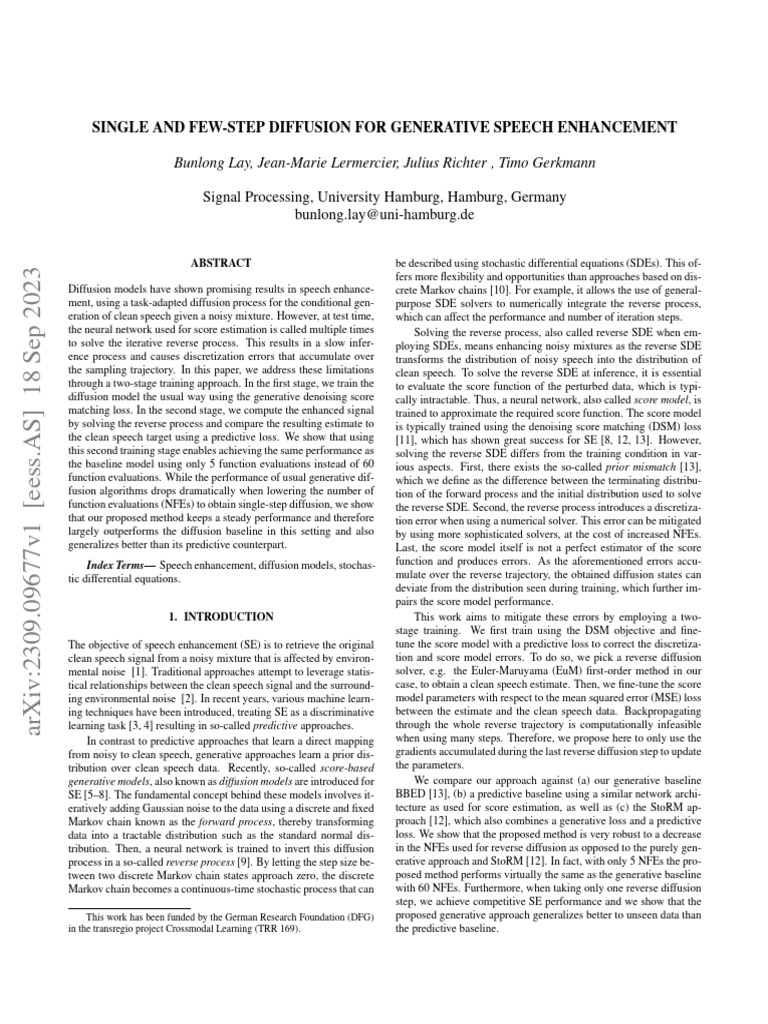 2309.09677 | PDF | Stochastic Differential Equation | Artificial Neural Network
