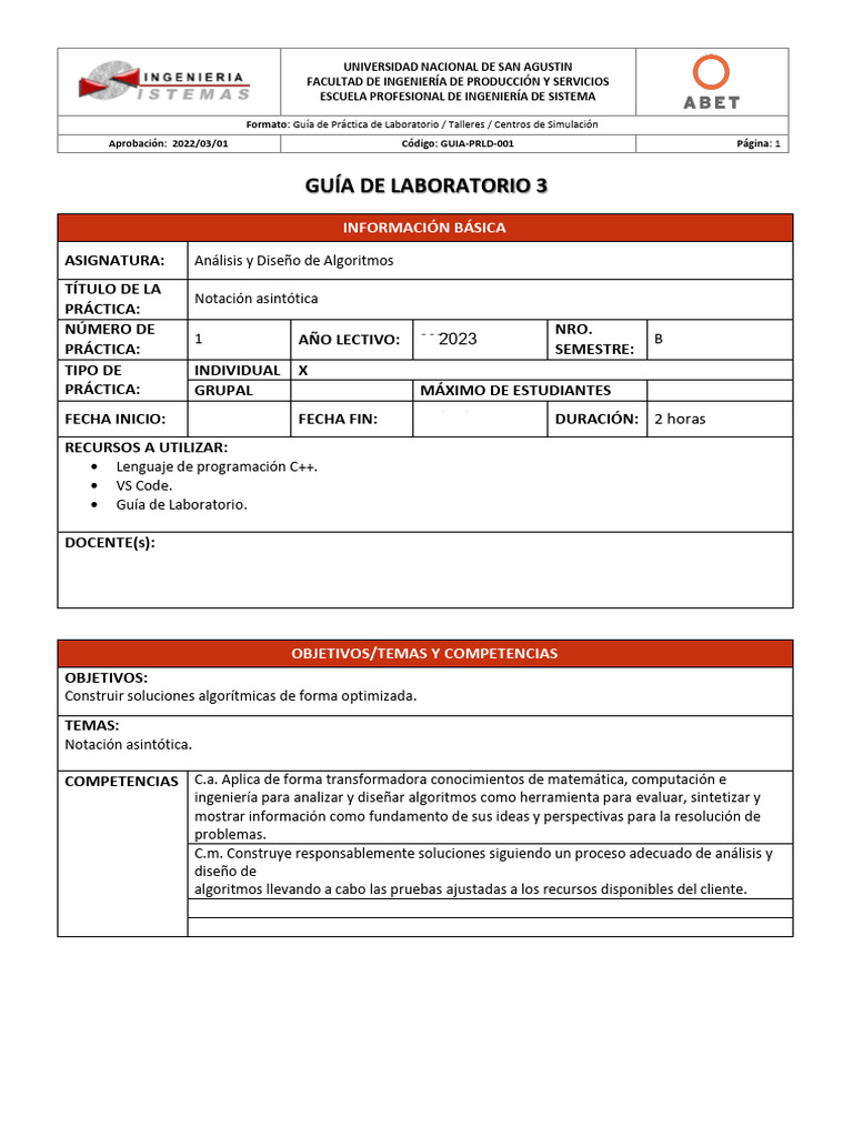 Guia de Laboratorio 03 | PDF