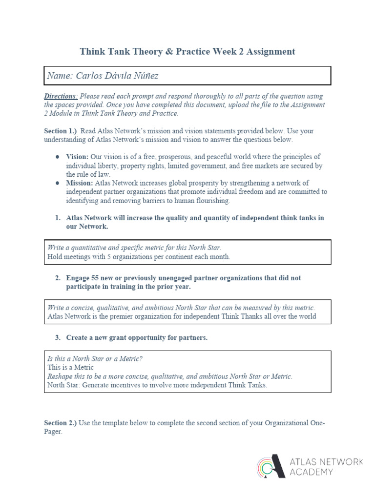 TTTP Week 2 Assignment rebrand | PDF | Political Science