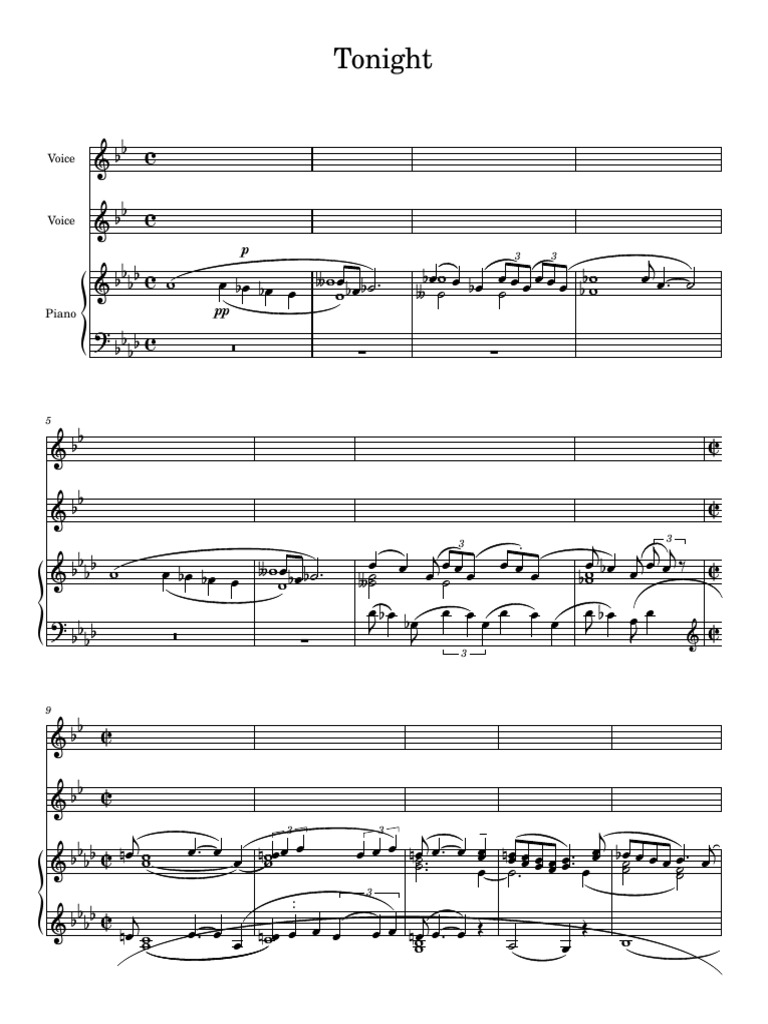 Tonight's Voice and Piano Performance | PDF