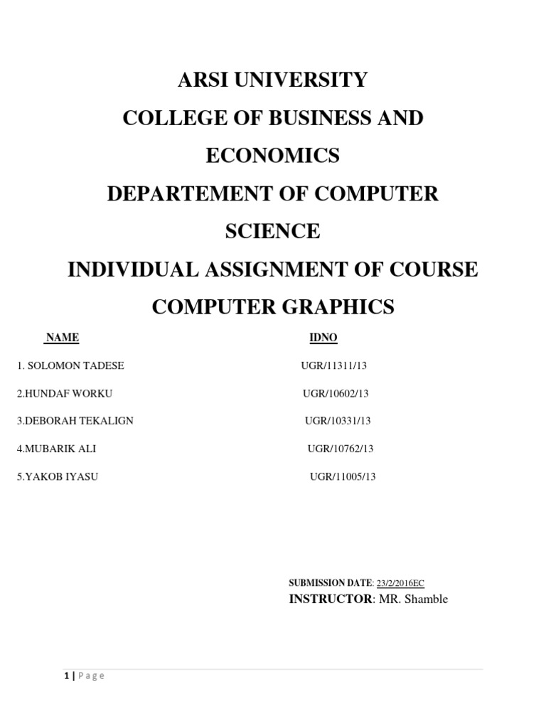 Graghis ASS12 | PDF | Shader | Rendering (Computer Graphics)