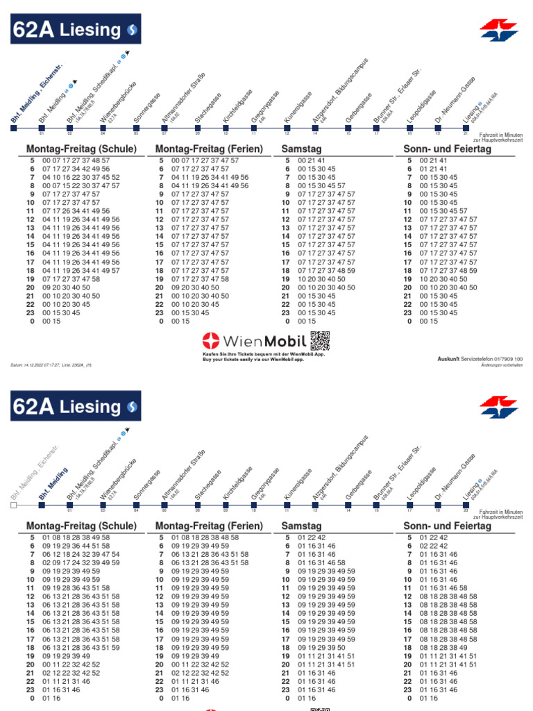 Fahrplan Citybus 62a | PDF