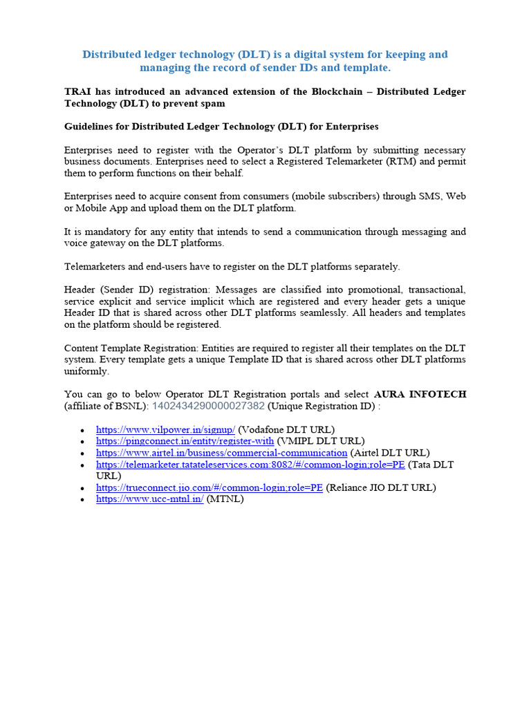 Distributed Ledger Technology | PDF | Service Industries | Information And Communications Technology