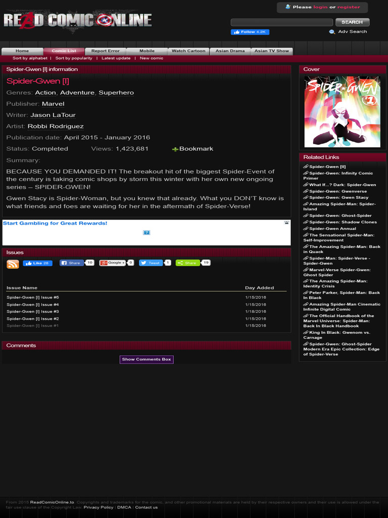 Spider-Gwen (I) Comic Read Spider-Gwen (I) Comi | PDF