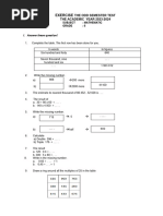 PSLE Foundation Maths 2024 Paper 1 | PDF | Arithmetic | Mathematics