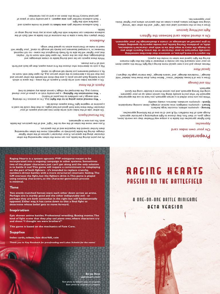 Raging Hearts Print | PDF
