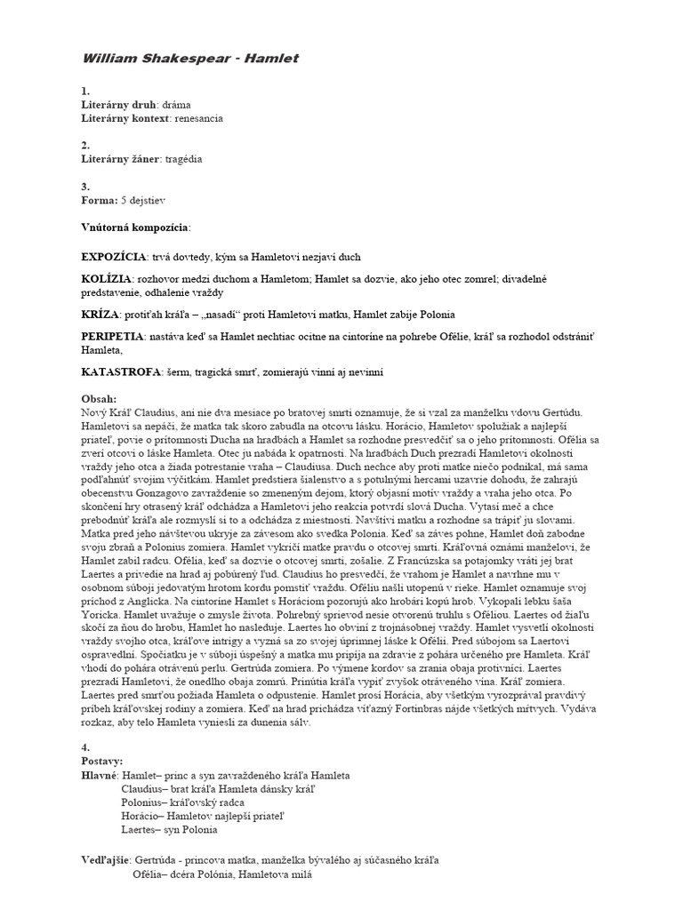 William Shakespear - Hamlet | PDF