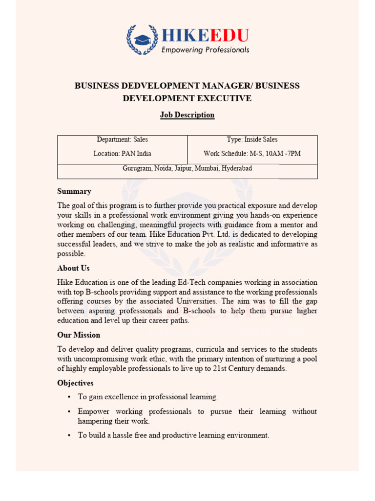 Hike Education Careers and Salary Overview | PDF | Career & Growth ...