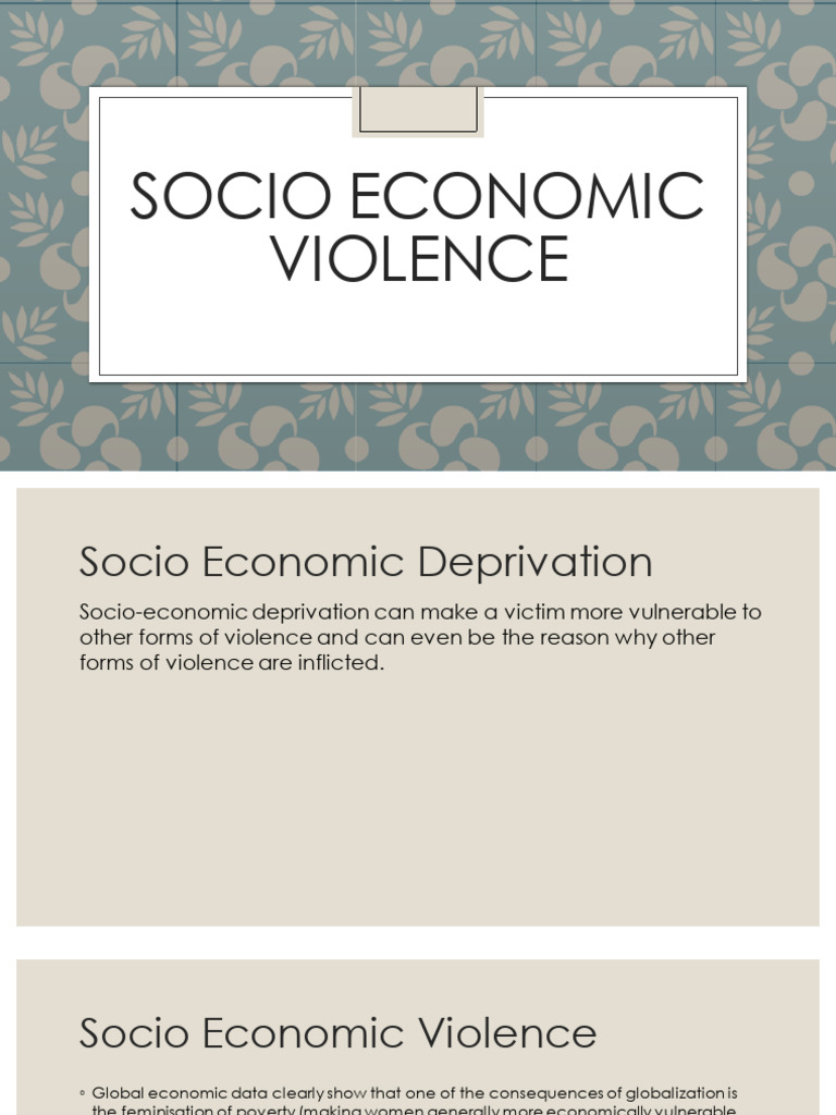 Economic Abuse and Vulnerability | PDF | Social Science