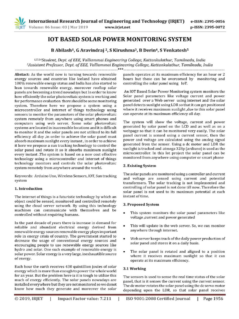 Irjet Iot Based Solar Power Monitoring System 1 2048 Pdf