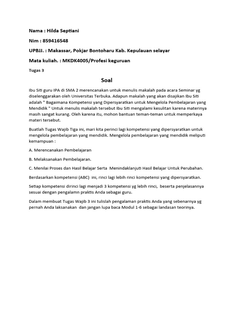 Kompetensi Mengelola Pembelajaran Mendidik | PDF