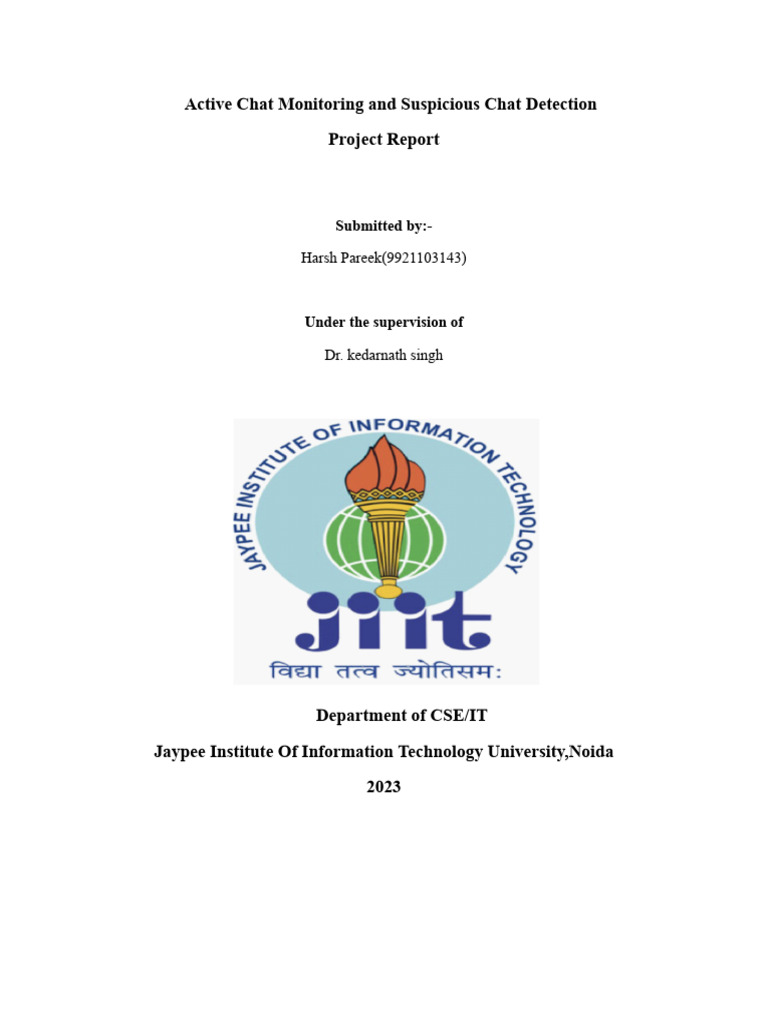 Active Chat Monitoring and Suspicious Chat Detection | Download Free ...