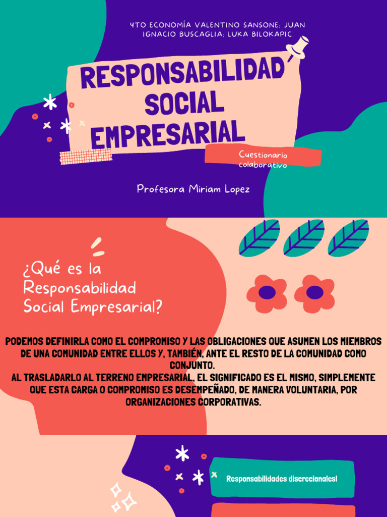 Responsabilidad Social Empresarial | PDF