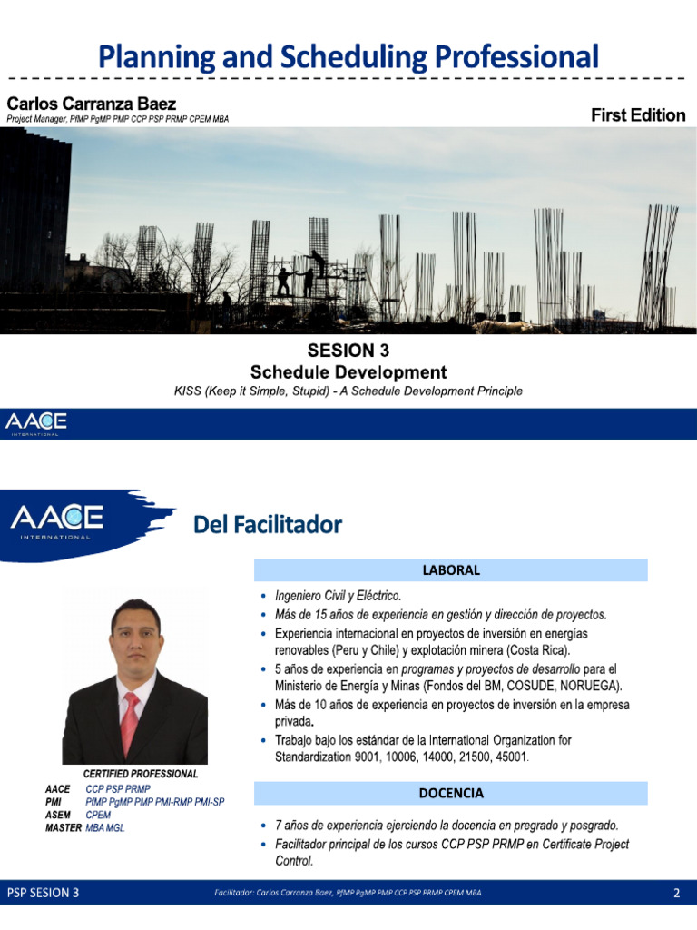 Schedule Development (1x2) | PDF