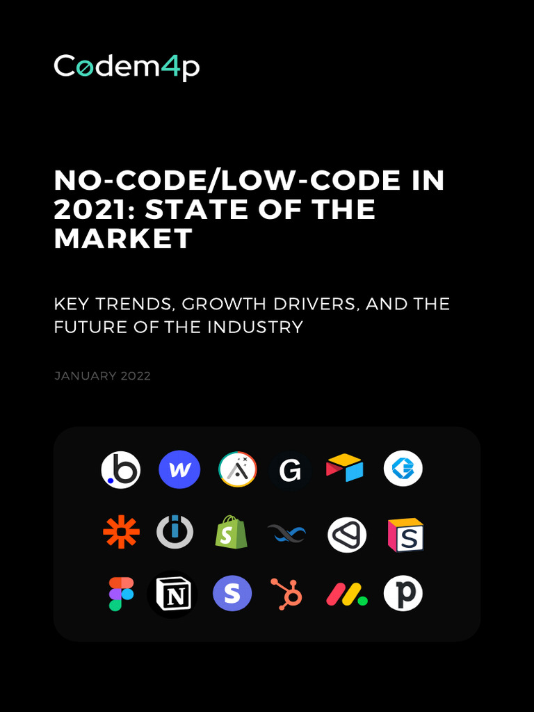 Codemap - 2021 No-Code Market Report | PDF | Corporate Finance | Venture Capital
