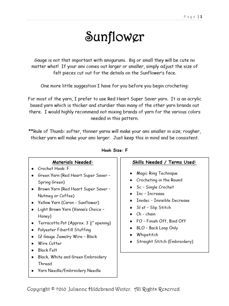 Happy Sunflower | PDF