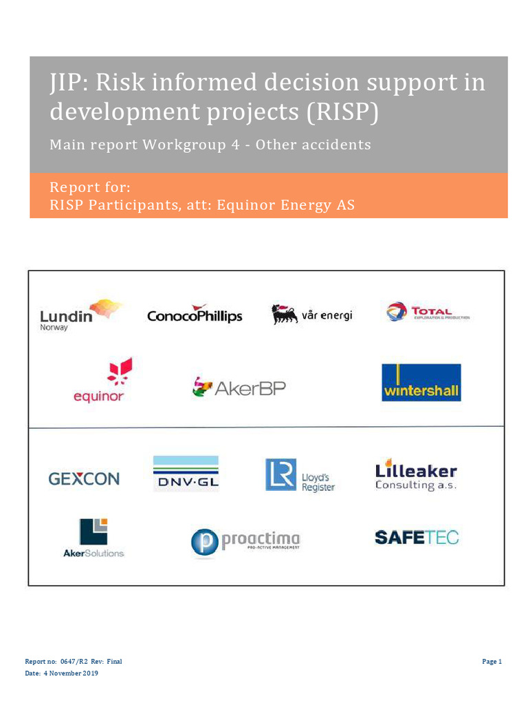 RISP: Risk Management in Development Projects | PDF | Risk | Risk ...