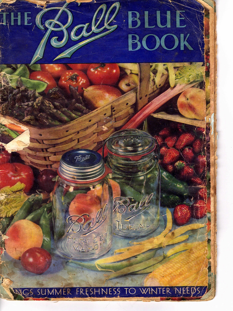 The Ball Blue Book 1938 | PDF | Vegetables | Canning