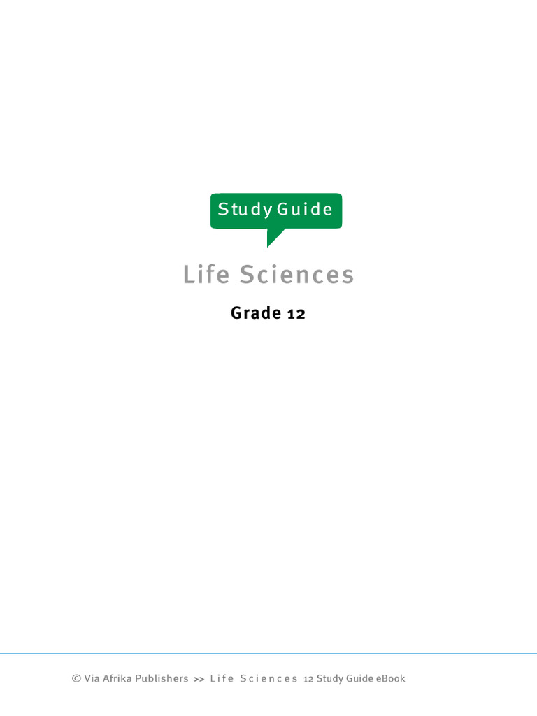Life Sciences Gr12 SG | PDF