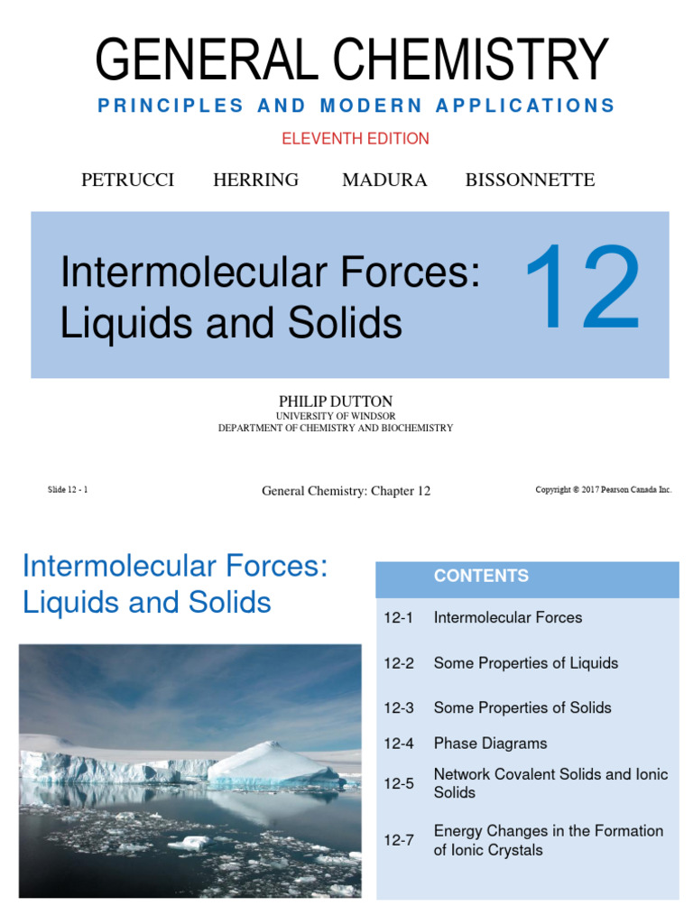 Petrucci 11e PPT Ch12 | PDF