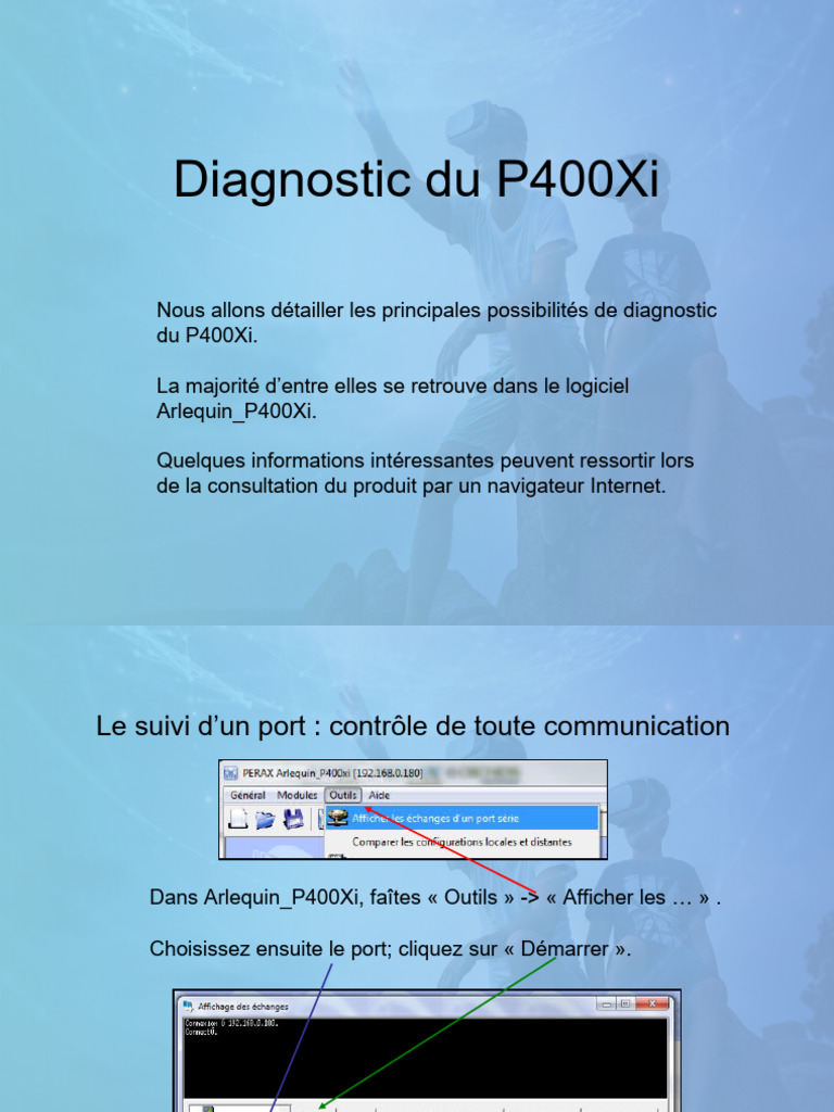 Diagnostic Du P400Xi | PDF | Logiciel | Informatique