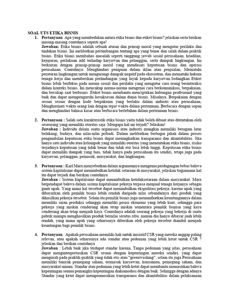 Bahan UTS ETBIS by Indira | PDF