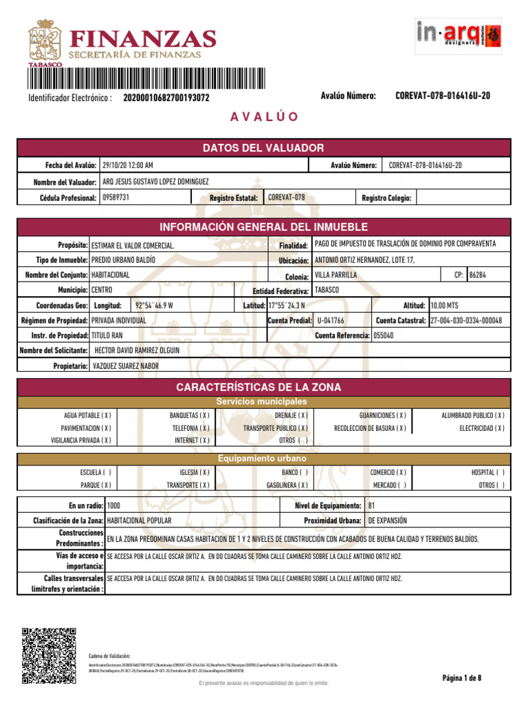 Avaluo | Descargar gratis PDF | Valoración (Finanzas) | Economias