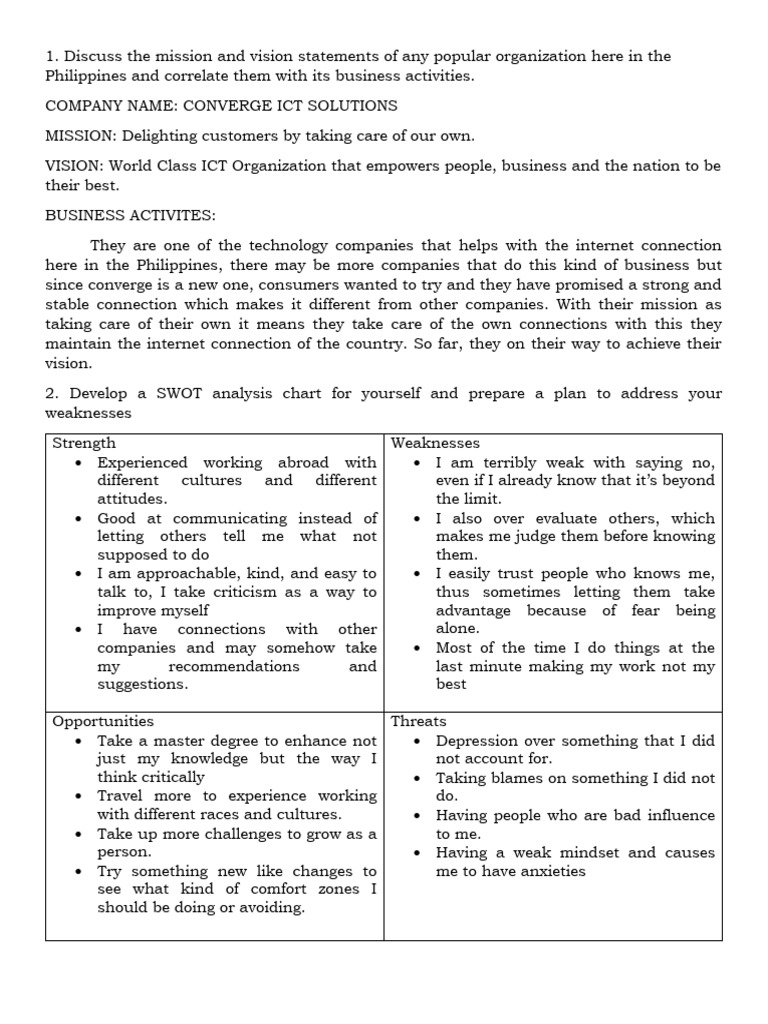 Swot Analysis | PDF | Swot Analysis | Social Psychology