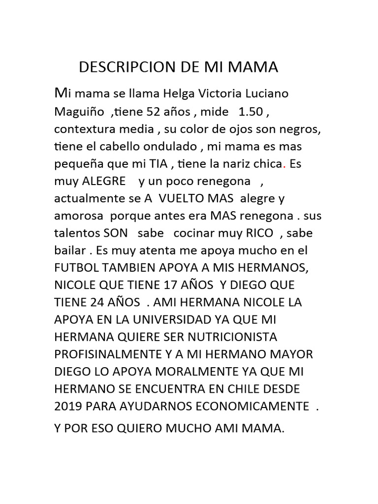Asi Es Mi Mama | PDF
