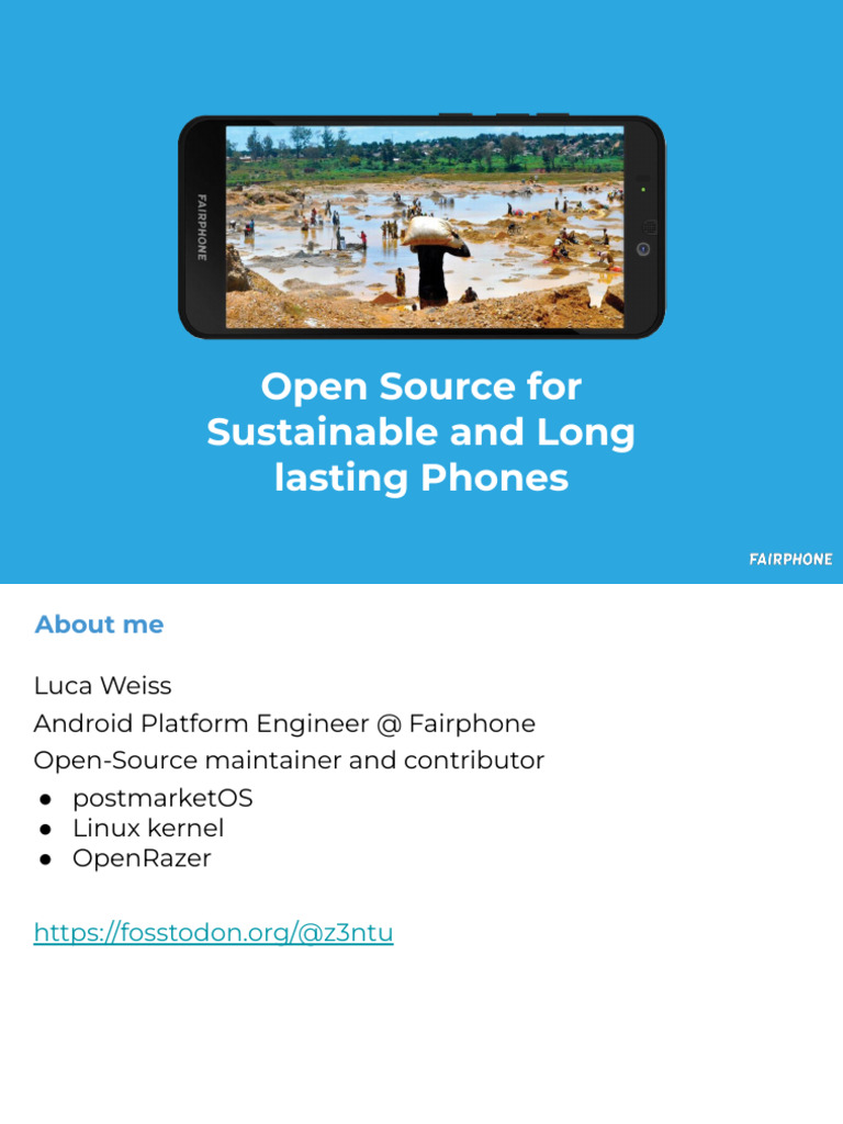 Fairphone Presentation FSiC2023 | PDF | Android (Operating System) | Smartphone