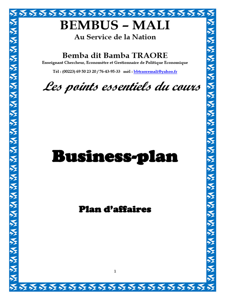Business Plan 2023 | PDF