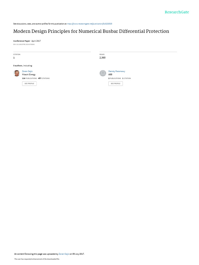 BBP_ZG | PDF | Electrical Engineering | Power Engineering