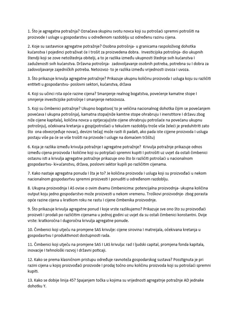 Ekonomija 2 | PDF